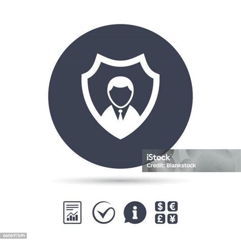 Icône De Lagence De Sécurité Bouclier De Protection Symbole Vecteurs