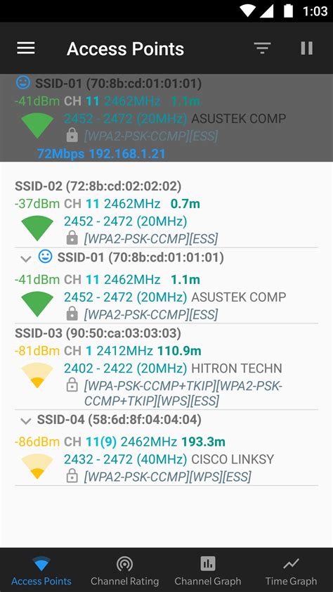 Wifianalyzer Open Source Appstore For Android