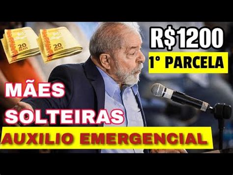 LIBEROU R 1200 AUXILIO EMERGENCIAL MÃES SOLTEIRA 1 PARCELA HOJE NA