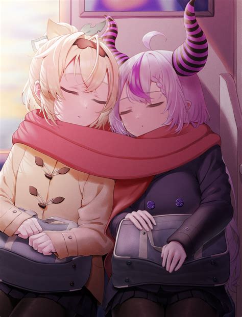 La Darknesss And Kazama Iroha Hololive Drawn By Landl Danbooru