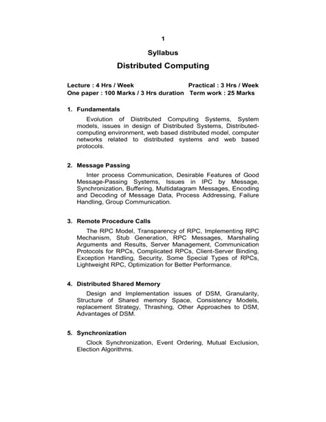 Distributed Computing