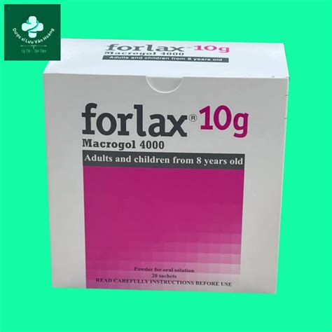 Thuốc Forlax 10g điều Trị Táo Bón Cho Người Lớn Trẻ Em Trên 8 Tuổi