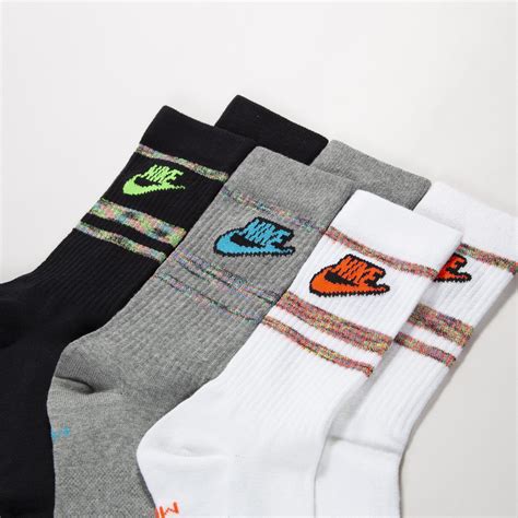 Nike Sportswear Everyday Essentials Crew Socks Triple Pack Multi