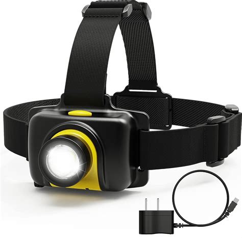 Skywoods Linterna Frontal De 500 Lúmenes Con Recargable Impermeable