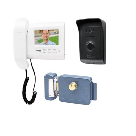 Kit Video Porteiro Color 7 Lcd Iv 7010hf Intelbras Casas Bahia