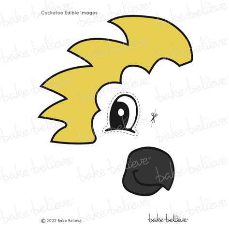 Cockatoo Edible Image Set Bake Believe