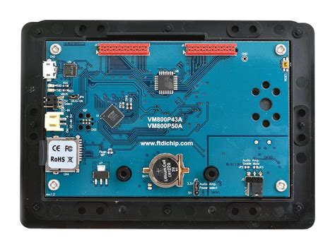 Vm800p50a Bk Bridgetek Development Board Ft800 5 Tft Lcd Black Case Ft800