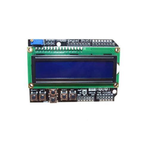 Shield Lcd Keypad 16×2 Azul Circuito Facil Componentes Eletronicos