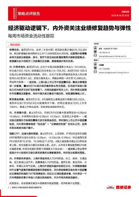 每周市场资金流动性跟踪：经济驱动逻辑下，内外资关注业绩修复趋势与弹性