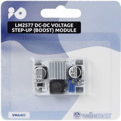 Régulateur De Tension Whadda Vma402 Convient Pour Cartes Arduino