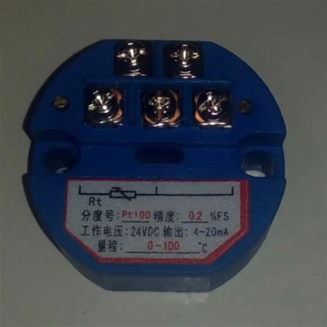 Jual 24VDC RTD PT100 Transmitter 0 100C Output 4 20ma Accuracy 0 2 FS Shopee Indonesia