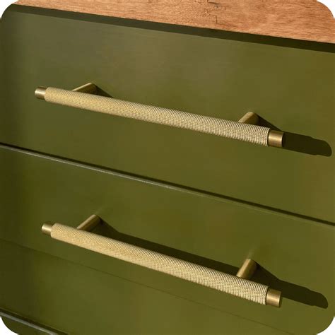 Brass Knurled T Bar Cabinet Pull Knurled Brass Hardware Plank Hardware