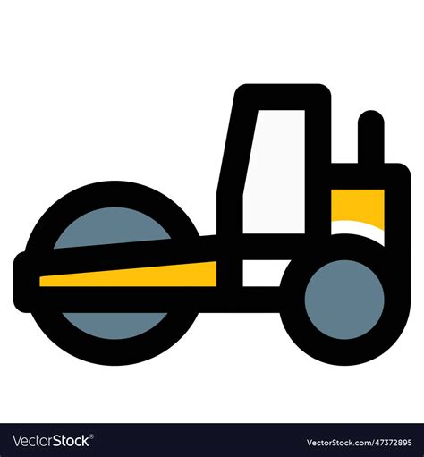 Compactor Machine Used For Reduction Royalty Free Vector