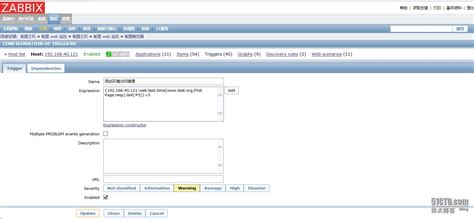 zabbix之web监控并模拟登录 技术文章 jiaocheng bubufx