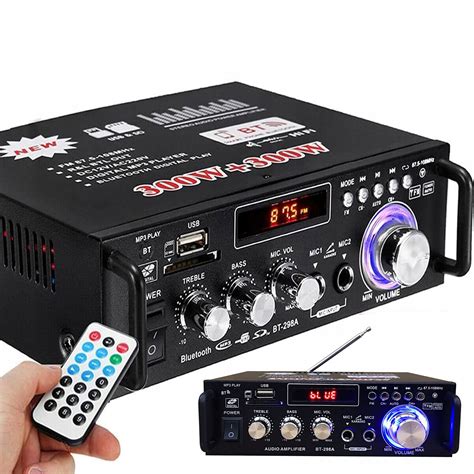 WZMACNIACZ MINI BLUETOOTH AUDIO RADIO FM STEREO HIFI KARAOKE GŁOŚNIK