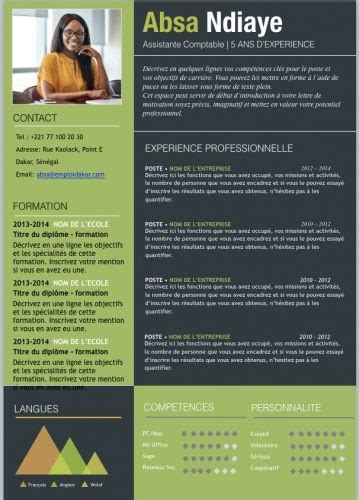 Exemple De Cv Assistant Comptable En Téléchargement Gratuit