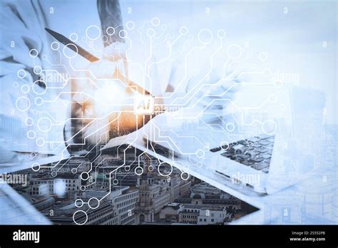 Artificial Intelligence Aimachine Learning With Data Mining Technology On Virtual Dachboard