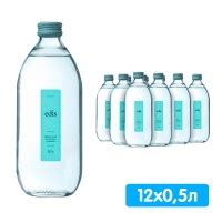 Вода Edis родниковая 0.5 литра, газ, стекло, 12 шт. в уп. - купить по ...