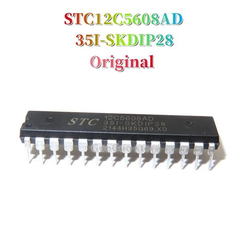 2pcs Original Stc12c5608ad 35i Skdip28 Mcu Stc 12c5608ad 35i Skdip28