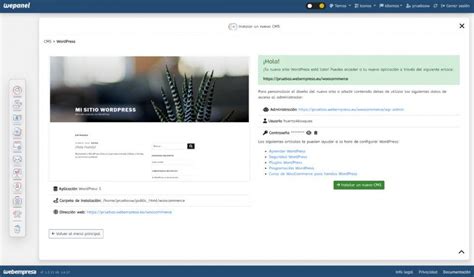 Instalación De Wordpress Webempresa