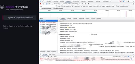 Login OAuthLogin NewTransportWithCode After OAuth Login Authentication Grafana Labs