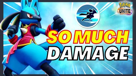 Lucario Is Back Extreme Speed Build Pokemon Unite Youtube