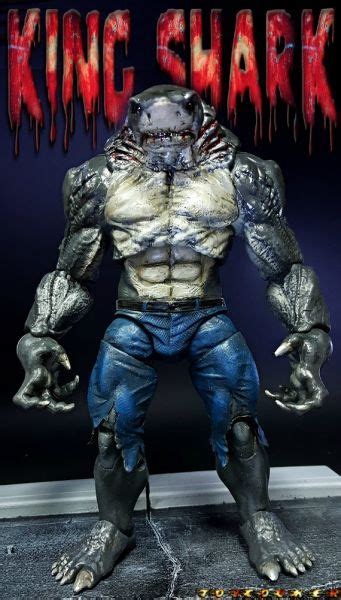 King Shark Cw The Flash Dc Universe Custom Action Figure King Shark Custom Action Figures