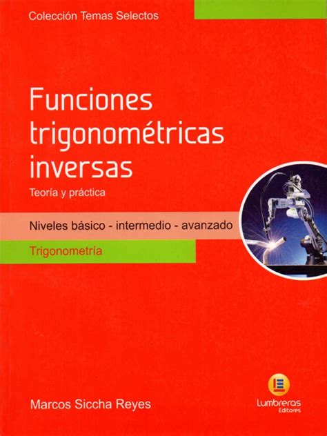 E Book Funciones Trigonométricas Inversas Teoría Y Práctica