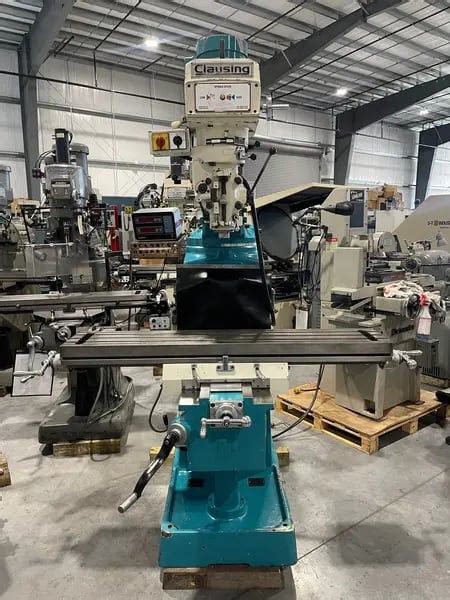 Clausing 3vs08 Vertical Mill 10 X54 Tbl 3 Hp 36 X 1574 Y