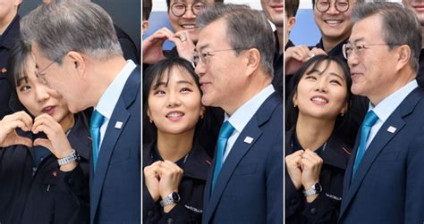 문 대통령 만나고 ‘로또 맞은 표정 보인 한화큐셀 여직원 인사이트