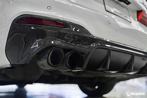 Bmw G30 ติดตั้งชุด Rear Carbon Diffuser Prodrive Thailand