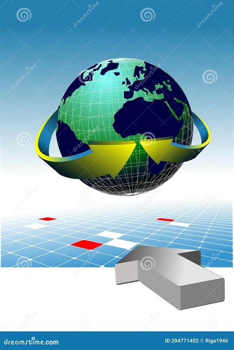 World Globe Editable Vector Stock Vector Illustration Of Globe