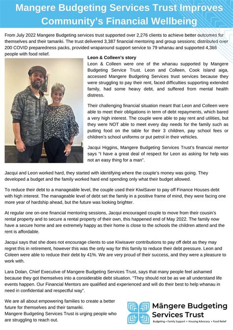 Lara Dolan Ca On Linkedin Well Done Team At Mangere Budgeting