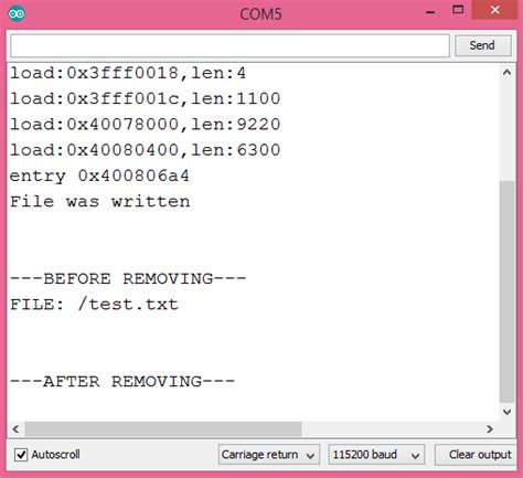Esp Arduino Removing A File From The Spiffs File System Techtutorialsx