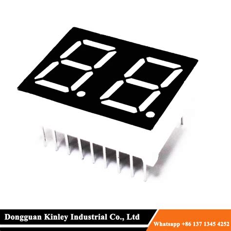 18 Pin 7 Segment Led Display Two Digit Seven Segment Digit Display