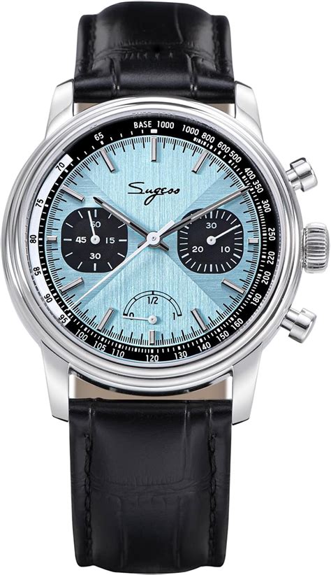 Amazon Seagull Sugess ST1906 Panda 41mm Ice Blue Power Indicator