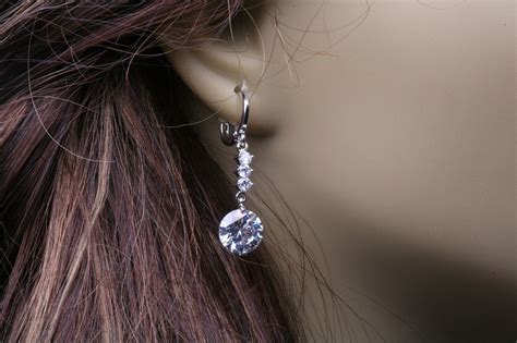 Bridal Earrings Cubic Zirconia Earringsbridesmaid Earringsdangle