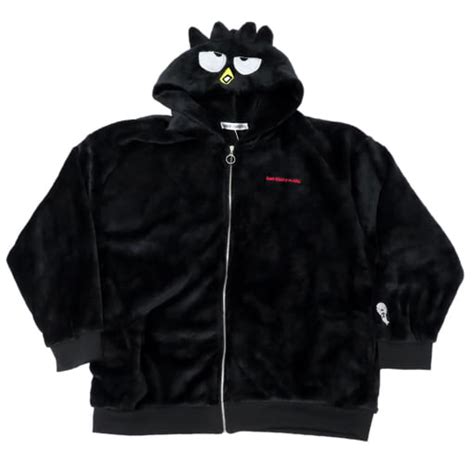 駿河屋 バッドばつ丸 ボアzipパーカー ブラック Mサイズ 「サンリオキャラクターズ×しまむら」（その他）