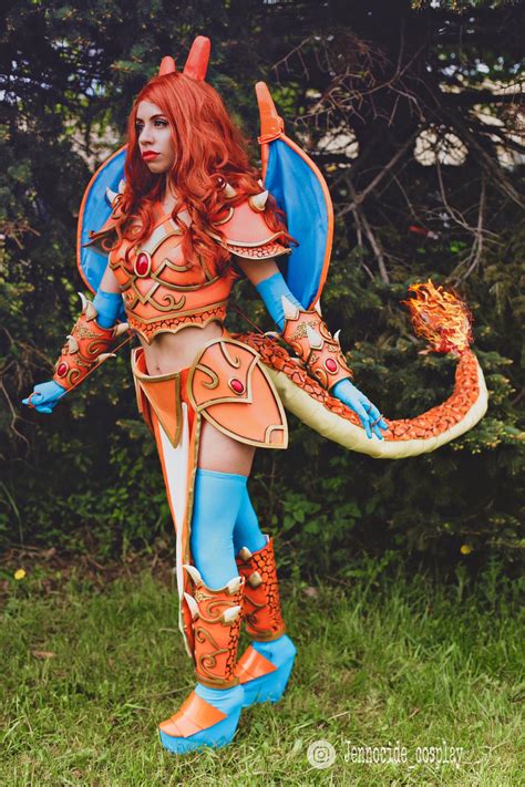 [self] Armored Charizard Gijinka Cosplay At Anime North 2019 R Cosplay