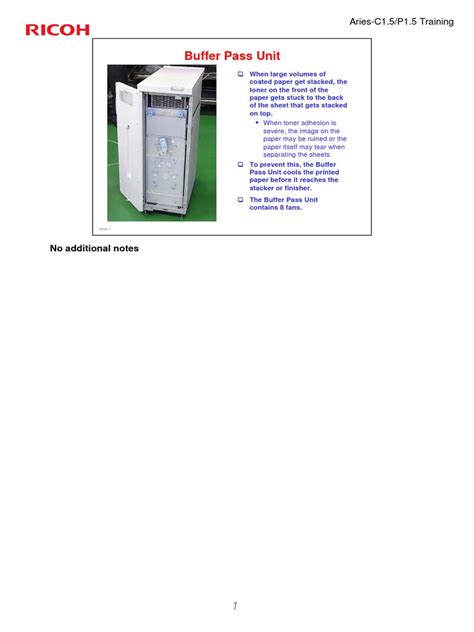 Buffer Pass Unit No Additional Notes Download Free Pdf Printing