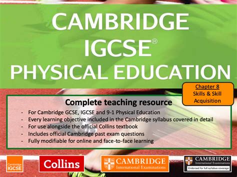Igcse Gcse Pe Skills And Skill Acquisition Full Teaching Resource