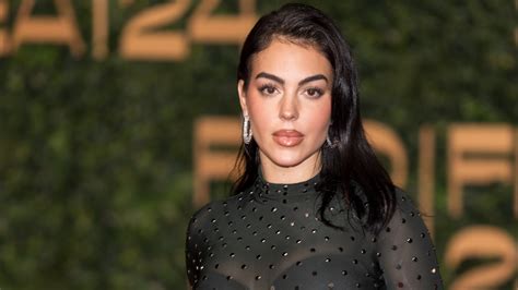 Georgina Rodr Guez S Black Sheer Dress Checks All Boxes Of Holiday Dressing Mandatory