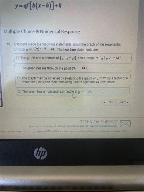 Answered Multiple Choice And Numerical Response Bartleby