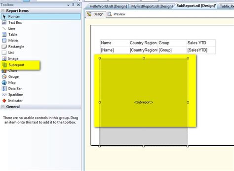 Ssrs Tutorials Lesson 17 Ssrs Subreports