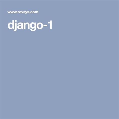 Django Cheat Sheet For Python Developers