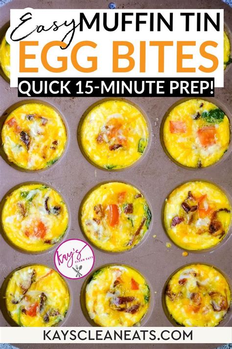 Easy Egg Bites Muffin Tin Recipe Recipe Egg Bites Egg Bites