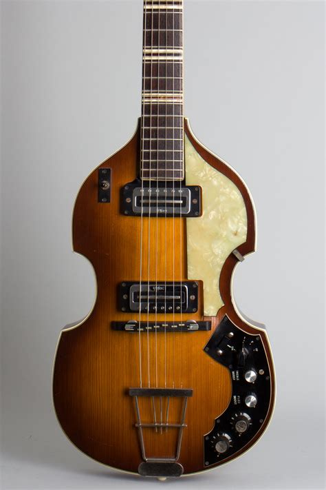 Hofner Model 459tz Semi Hollow Body Electric Guitar 1968 Retrofret