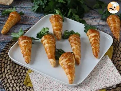 Hojaldre de salmón y queso crema Receta Petitchef
