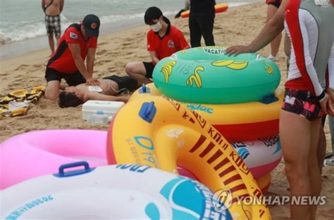 해운대해수욕장서 이안류 구조 피서객만 10년 새 741명 파이낸셜뉴스