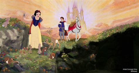 Mudanças na atração da Branca de Neve na Disneyland Califórnia
